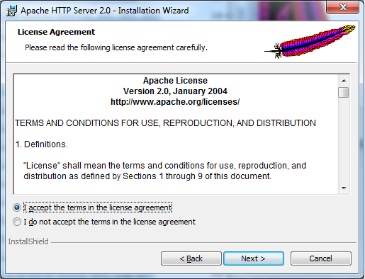 Install Apache HTTP Server for Windows - getsteps.com