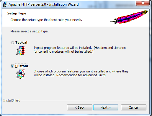 Install Apache HTTP Server for Windows - getsteps.com